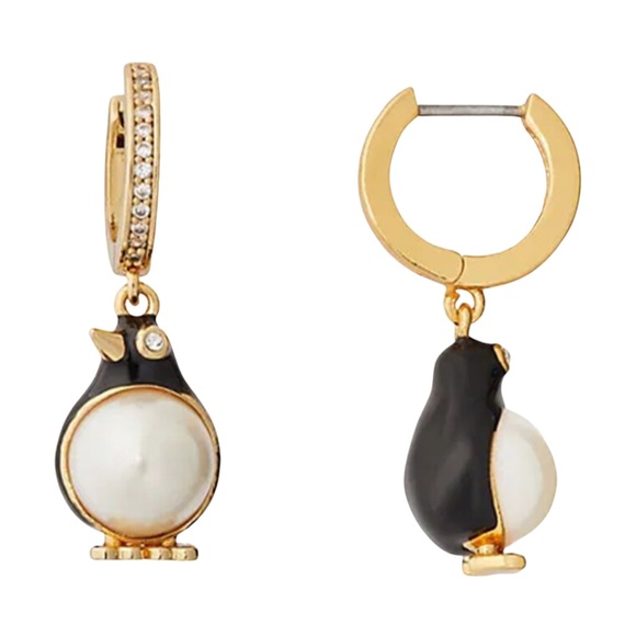 kate spade | Jewelry | Kate Spade Arctic Friends Pearl Penguin Crystal ...